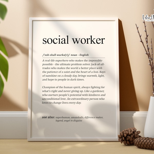 Social Worker Sign - Etsy