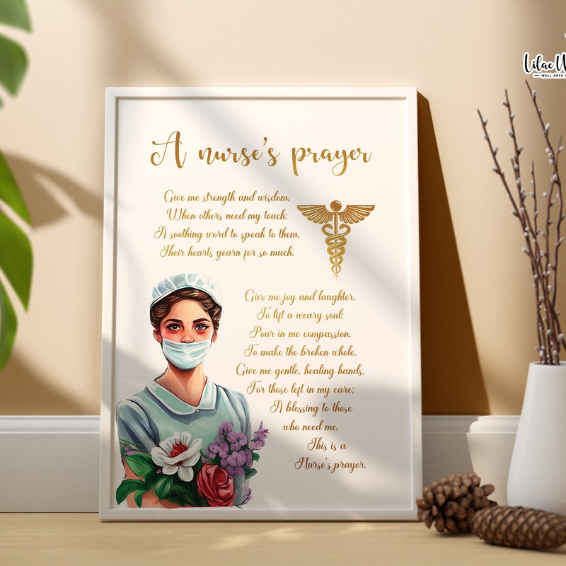 Nurses Prayer - Etsy