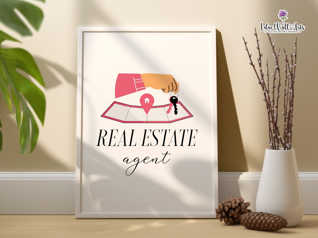 Real Estate Agent, Realtor Office Décor, Best Realtor Marketing, Real ...