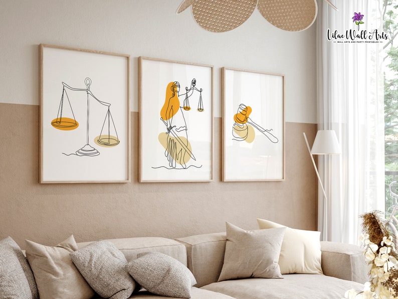Lawyer Office Decor: Lawyer Wall Art, Attorney Prints (digital Download ...