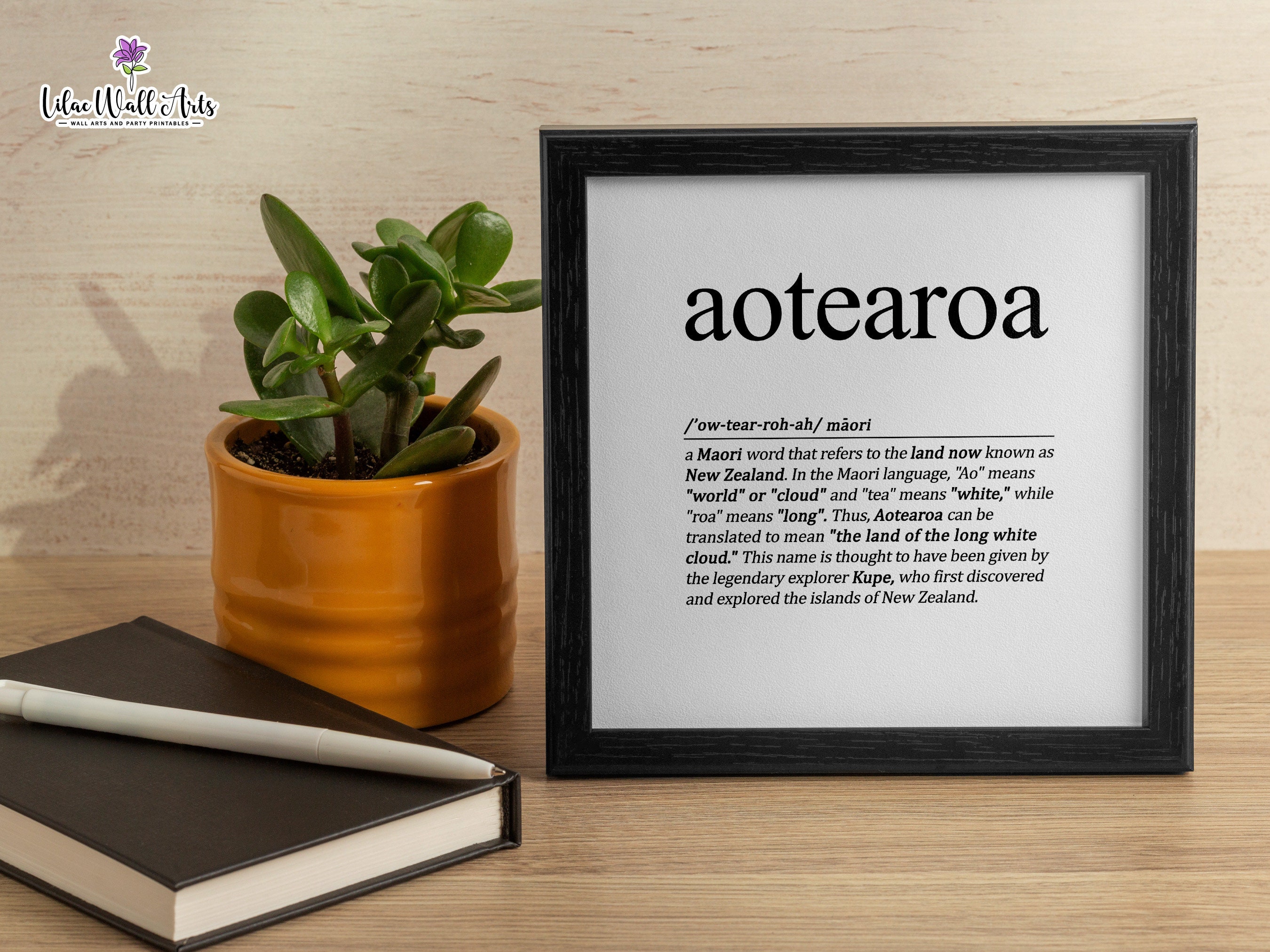 Aotearoa Maori Art Definition Auckland New Zealand Print Te - Etsy UK