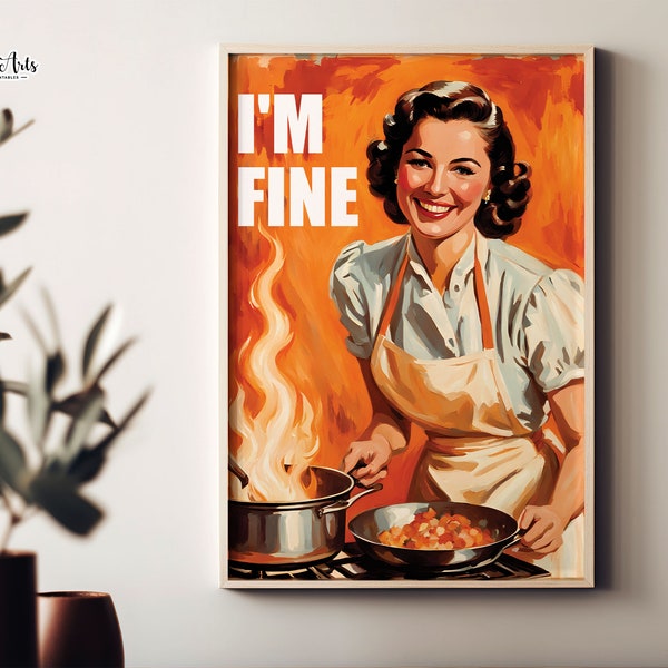 Retro Kitchen Art - Etsy