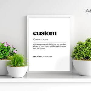 Custom Definition Print Custom Wall Print custom Definition Poster ...