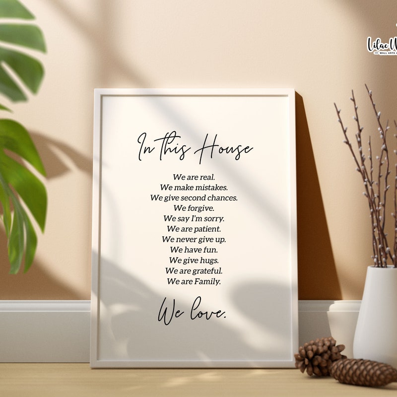 In This House We Believe - Etsy