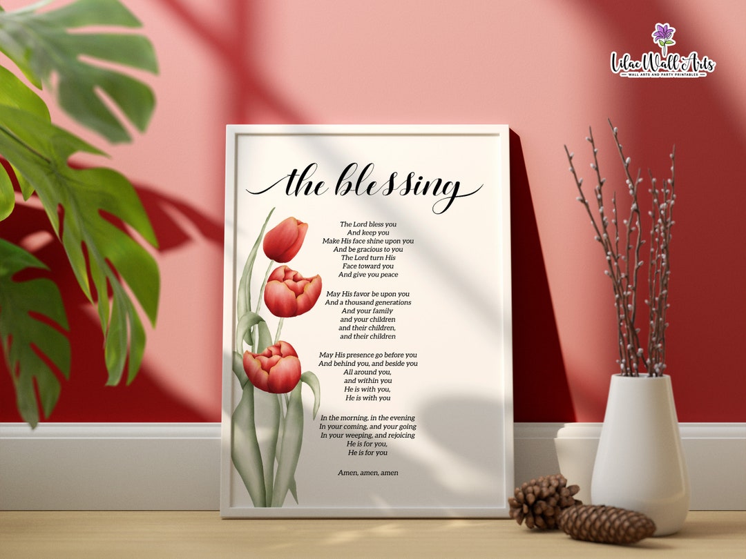 The Blessing Song Kari Jobe, Elevation Worship Lyrics Wall Art, Numbers ...