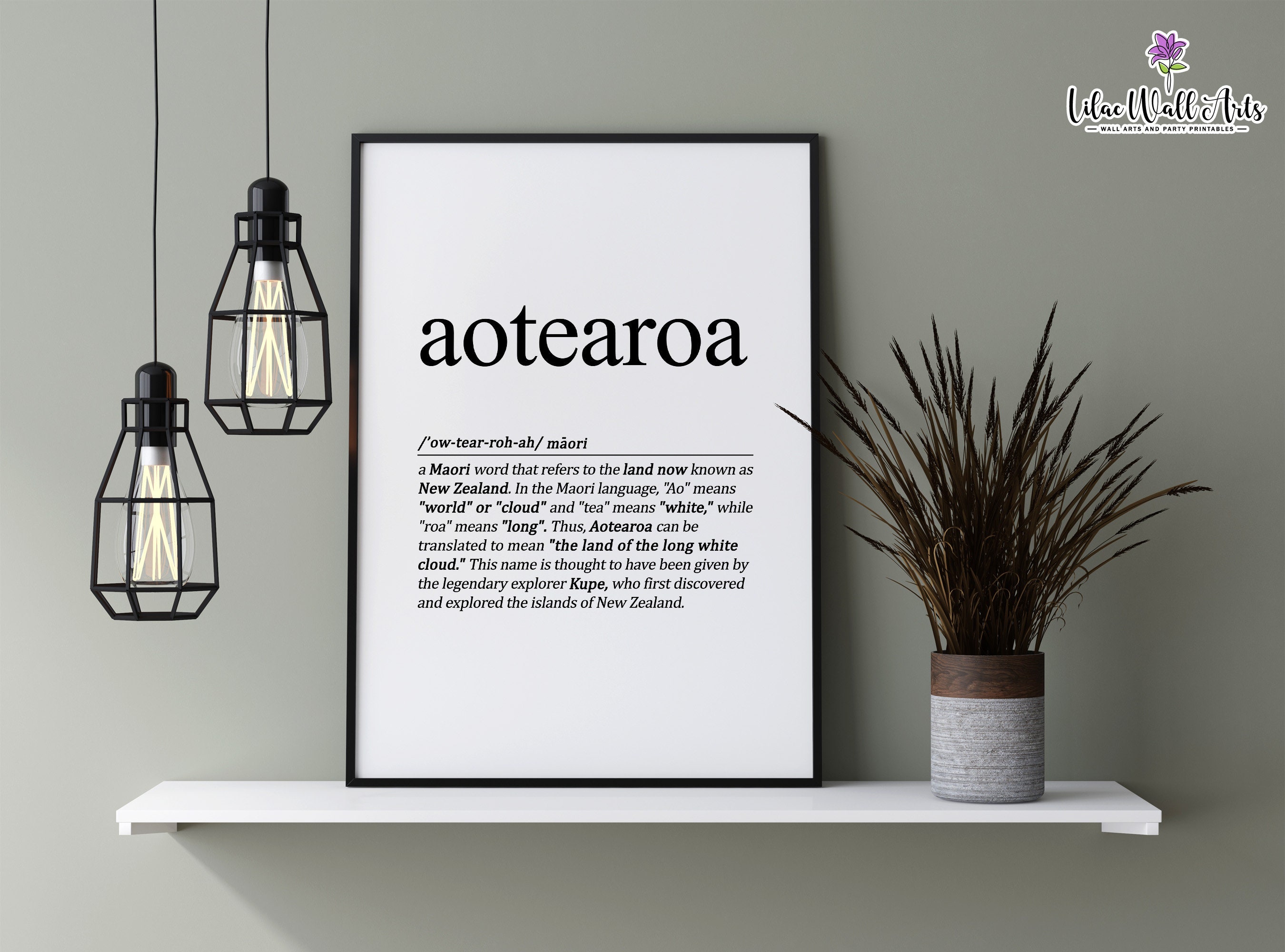 Aotearoa Maori Art Definition Auckland New Zealand Print Te - Etsy UK