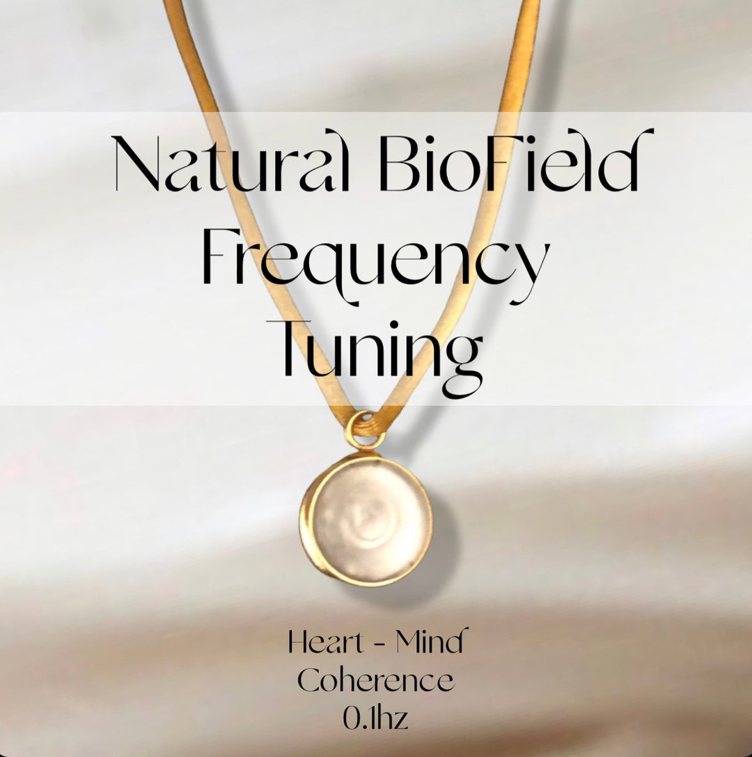 Tiny Pendant Necklace Orgonite- EMF Protection, 18k Gold/silver Silk ...