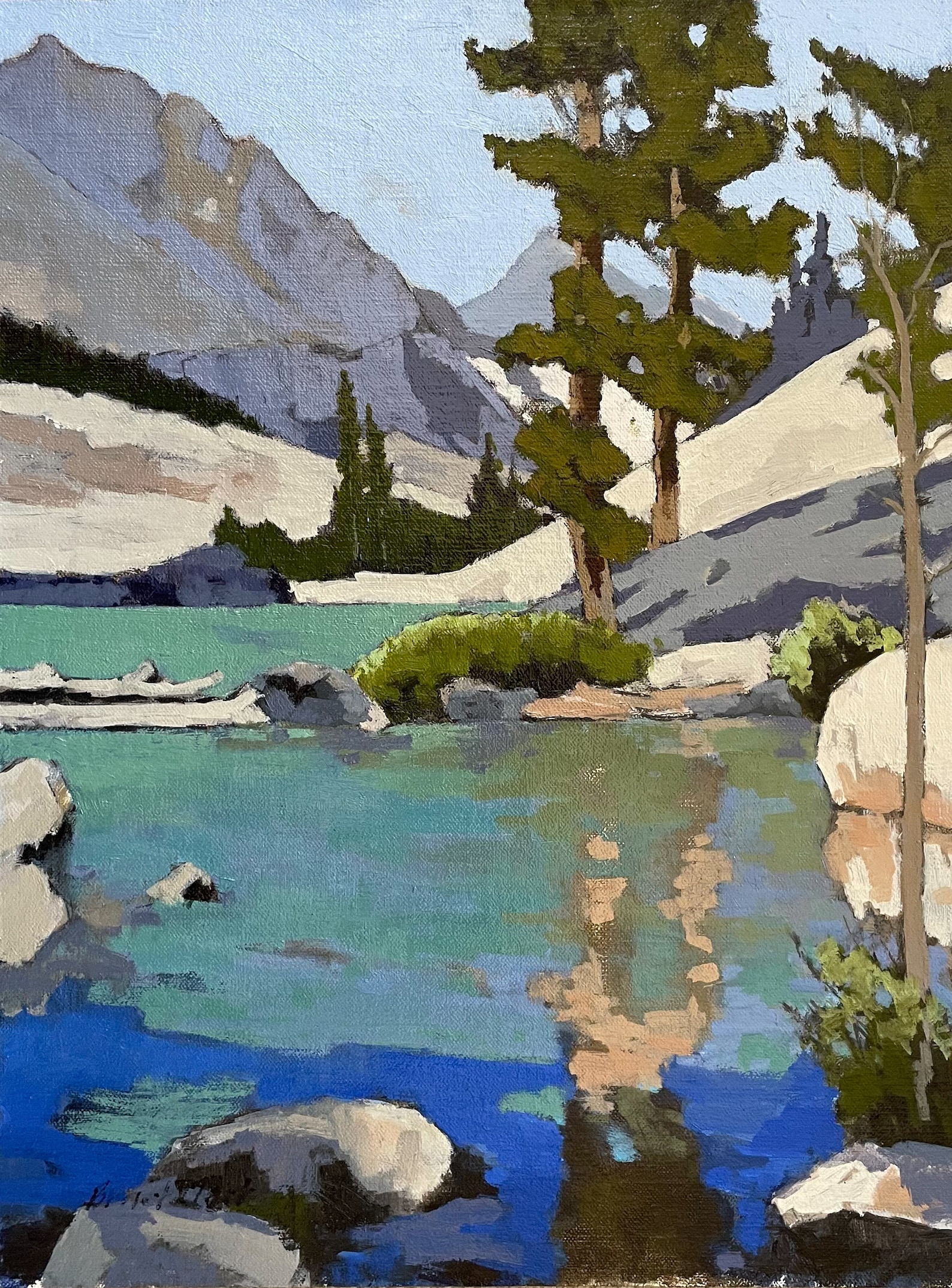 Original Oil Painting, Impressionist Plein Air Style, Landscape ...