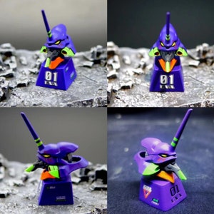 EVA Resin Keycap,evangelion EVA Unit 00-13 Keycaps,anime Mechanical ...