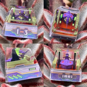 EVA Resin Keycap,evangelion EVA Unit 00-13 Keycaps,anime Mechanical ...