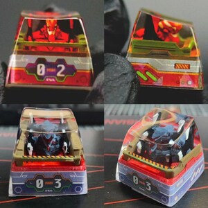 EVA Resin Keycap,evangelion EVA Unit 00-13 Keycaps,anime Mechanical ...