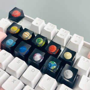 Custom Resin Planet Keycap: Solar System Artisan Keycap - Etsy