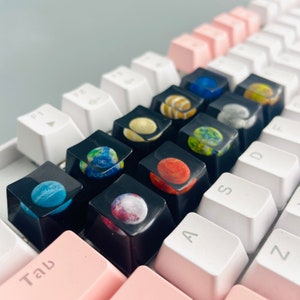 Custom Resin Planet Keycap: Solar System Artisan Keycap - Etsy