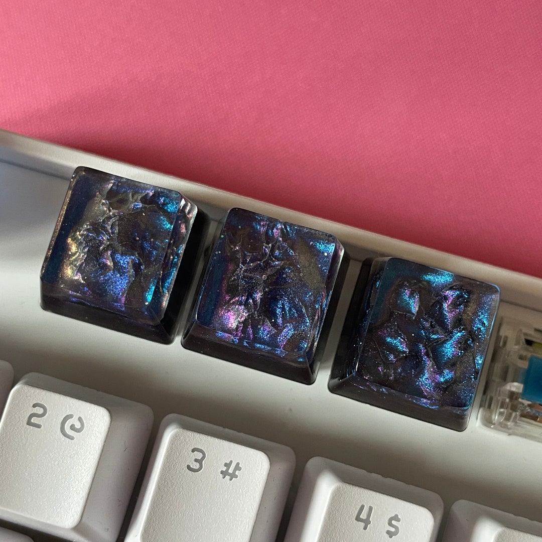 Nebula Keycaps,starry Sky Resin Keycaps,universe Keycaps of Epoxy ...