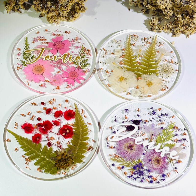 Resin Coaster With Name - Etsy