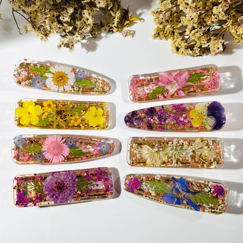 Resin Hair Clip - Etsy