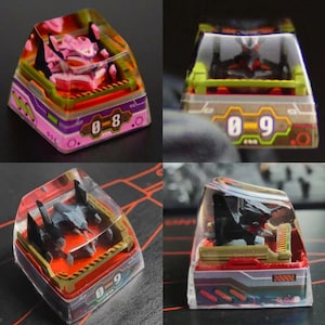 EVA Resin Keycap,evangelion EVA Unit 00-13 Keycaps,anime Mechanical ...