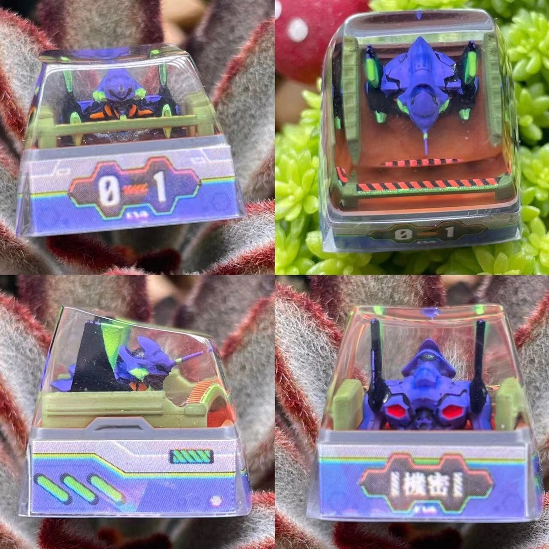 EVA Resin Keycap,evangelion EVA Unit 00-13 Keycaps,anime Mechanical ...