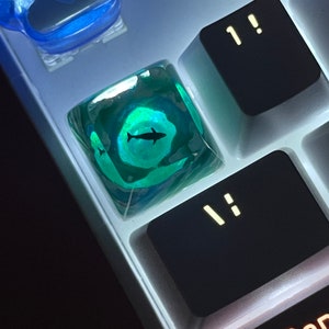 Mountains and Sea Resin Keycaps, Wales Translucent Keycaps,keycaps of ...