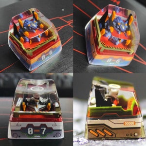EVA Resin Keycap,evangelion EVA Unit 00-13 Keycaps,anime Mechanical ...