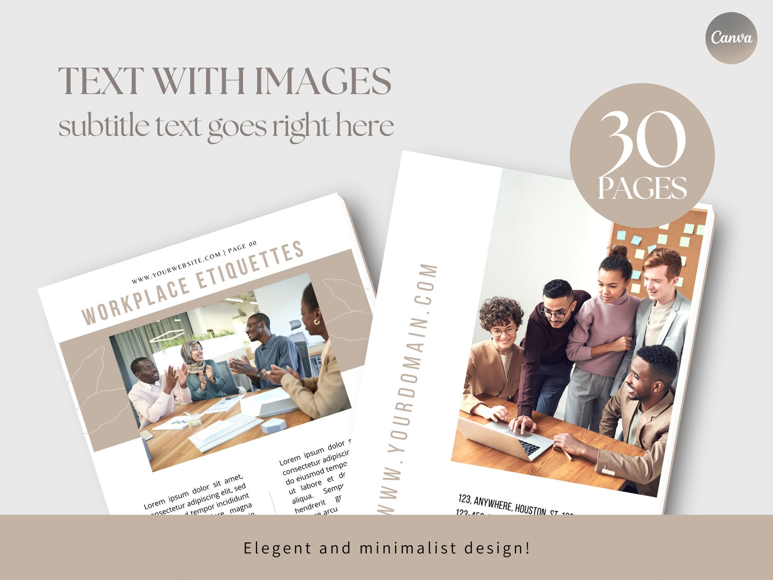 Employee Welcome Pack or Employee Onboarding E-book, Workbook Template ...