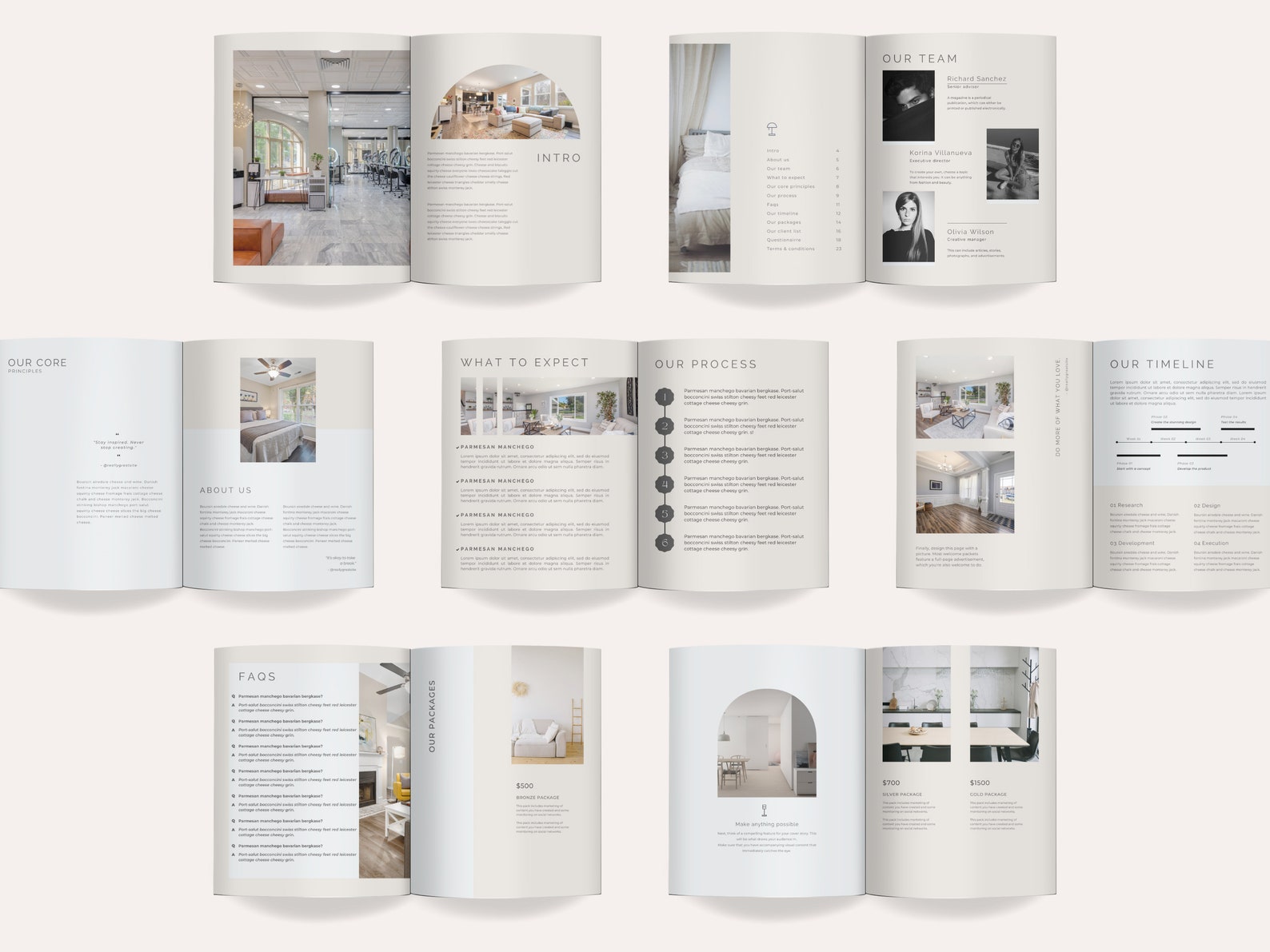 Interior Design Welcome Guide, Client Package E Book, Real Estate Canva ...