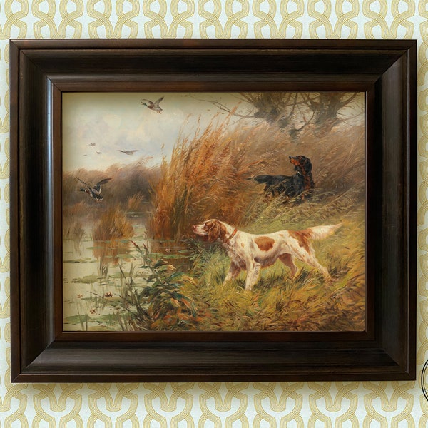 Vintage Hunting Art - Etsy