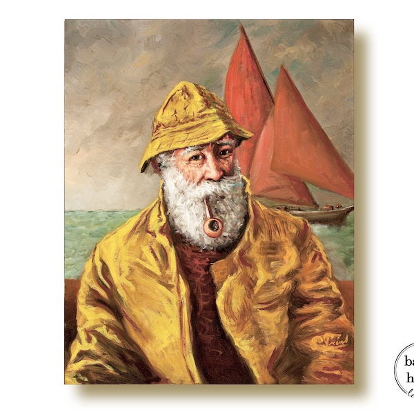 Captain Smoking Pipe - Etsy