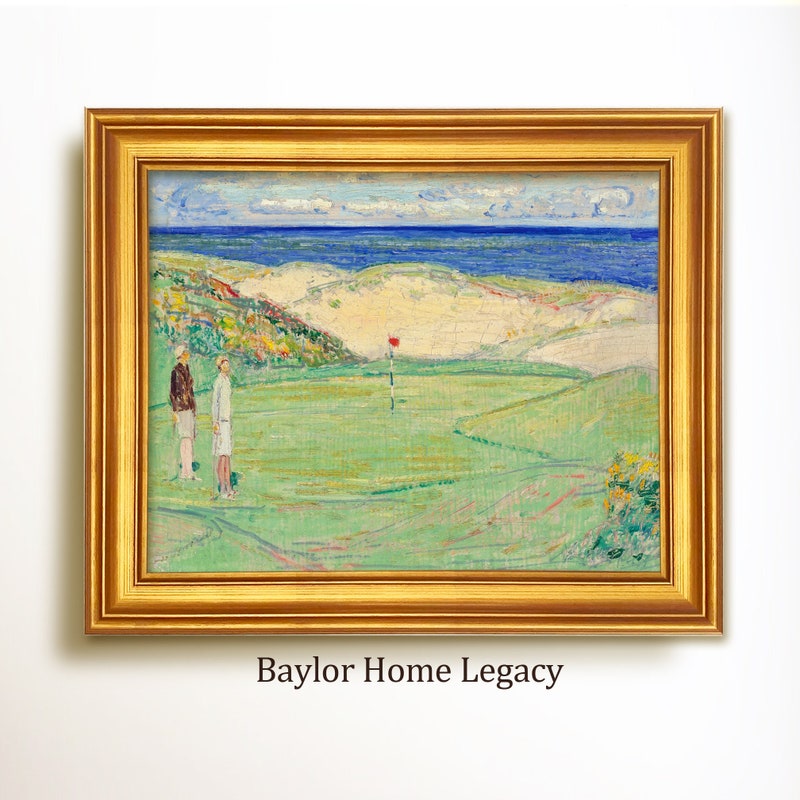 Golf Painting Small - Etsy