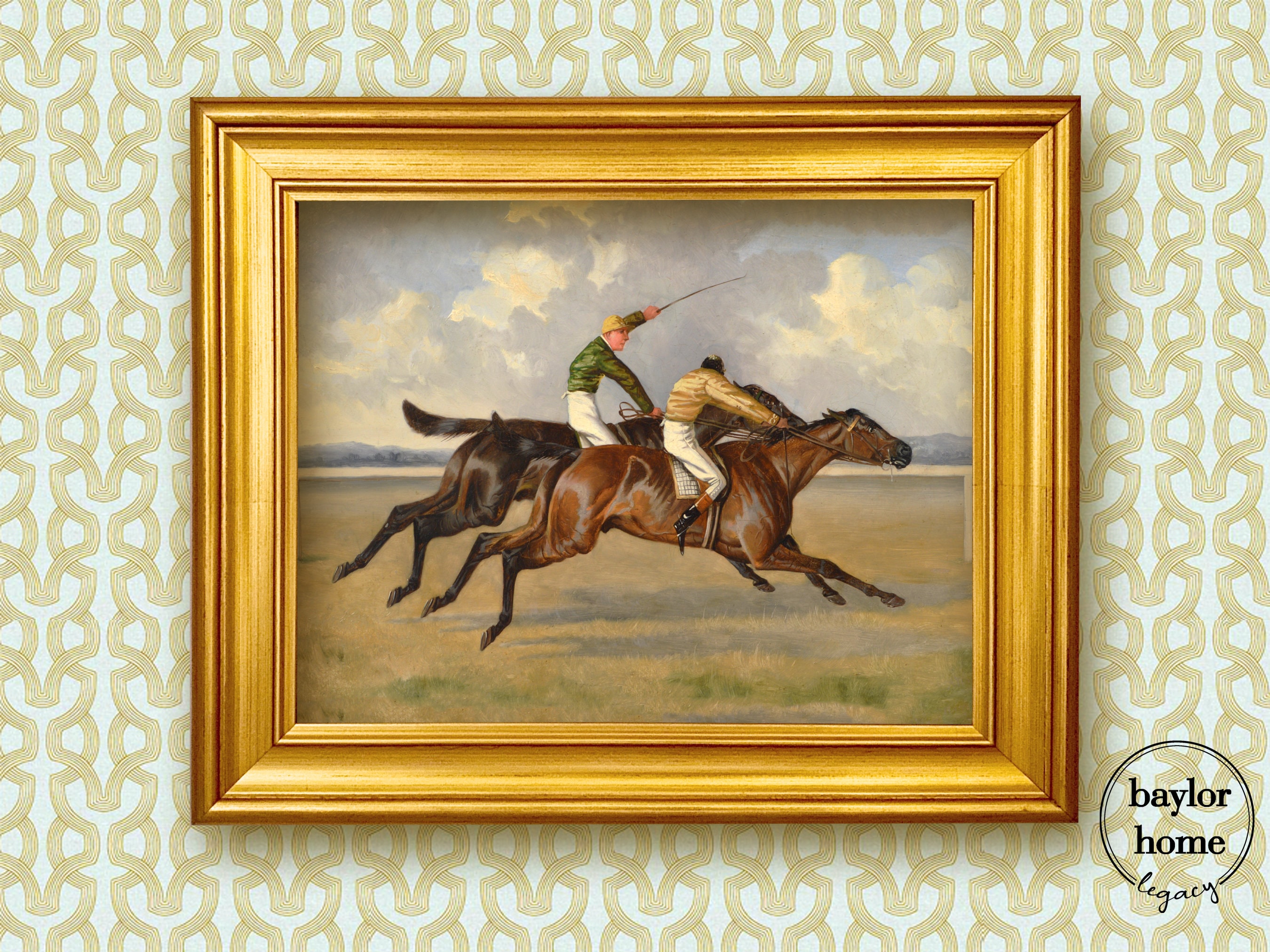 Horse Racing Borders And Frames