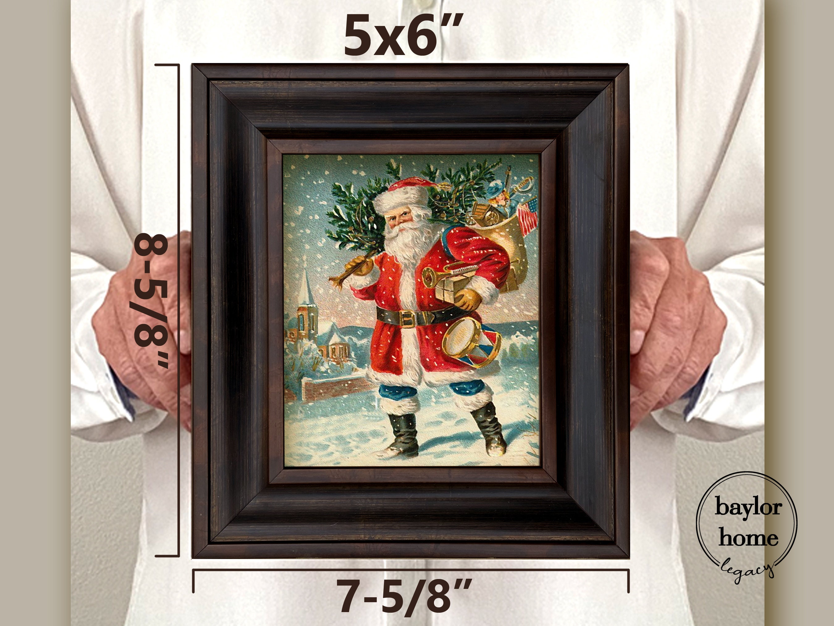 Classic Santa Painting