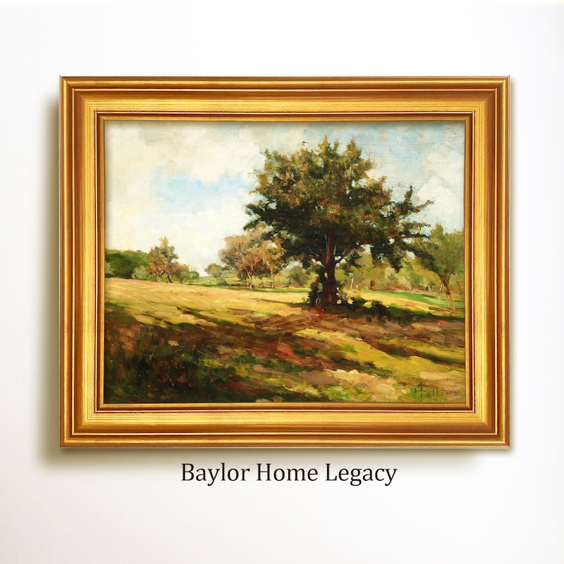 Framed Landscape Painting - Etsy