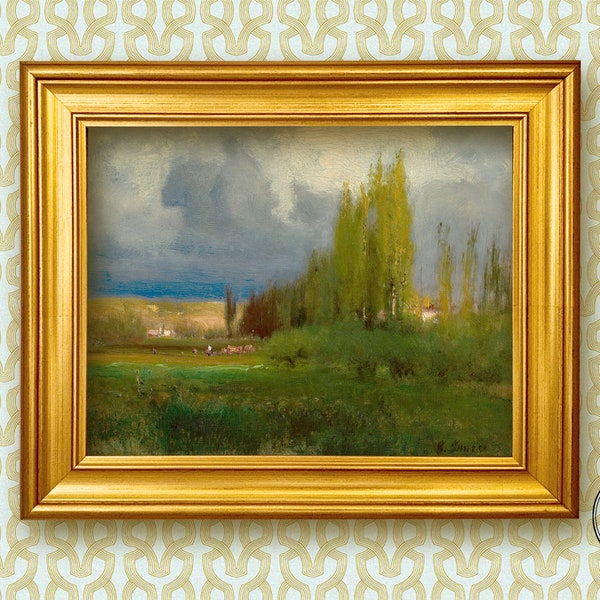 Framed Landscape Painting - Etsy