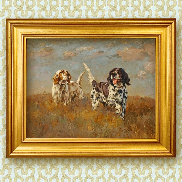 Hunting Dog Painting - Etsy