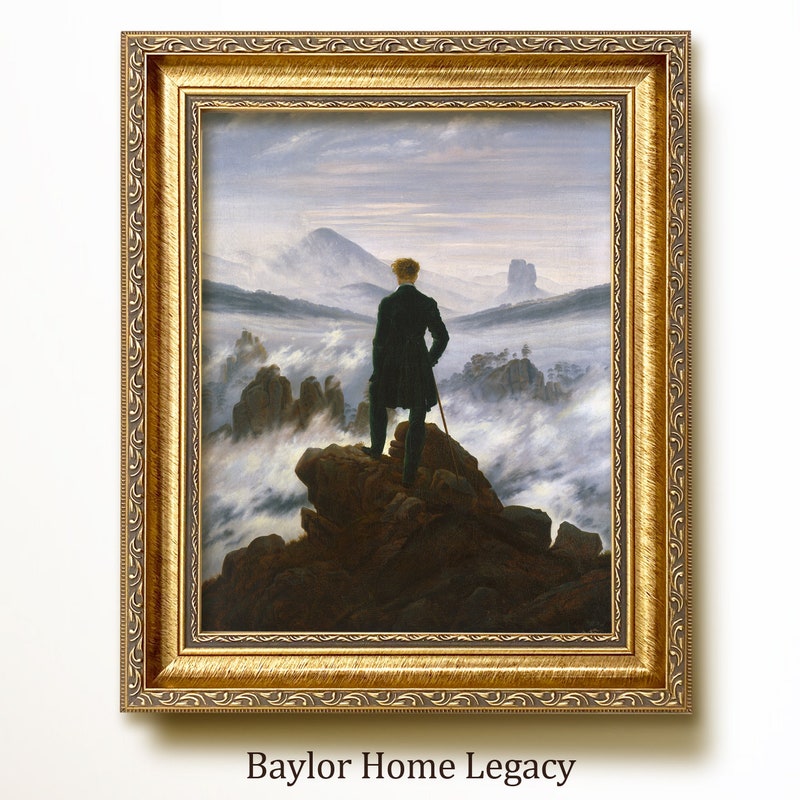 Antique Fog Painting - Etsy