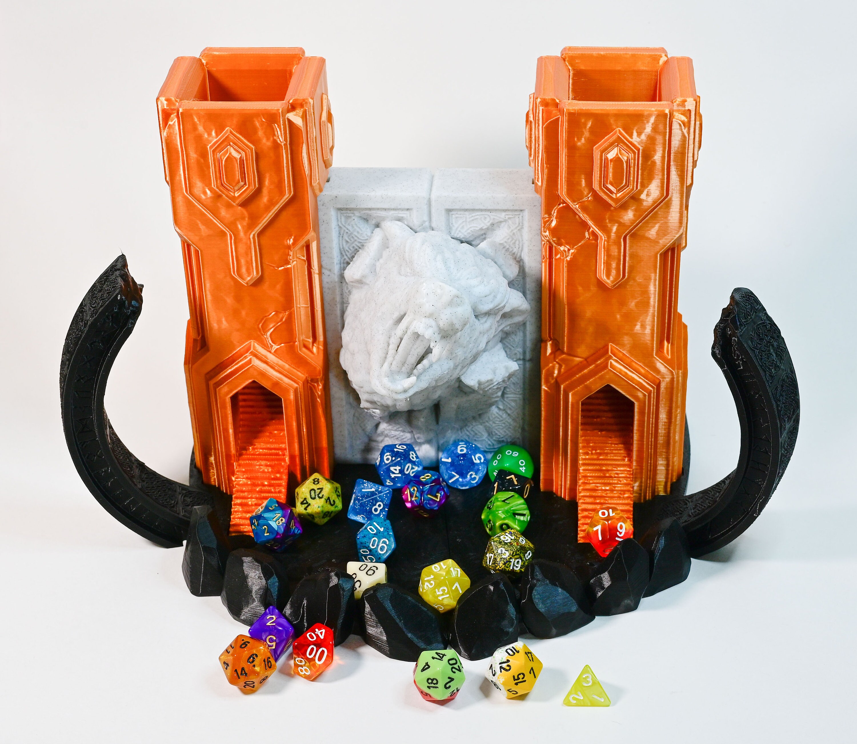 Viking Set the Gates of Valhalla Dual Dice Tower designed by Mythic ...