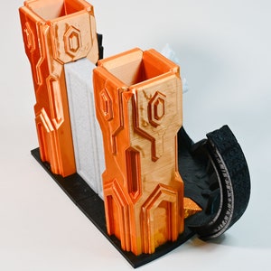 Viking Set the Gates of Valhalla Dual Dice Rolling Tower designed by ...