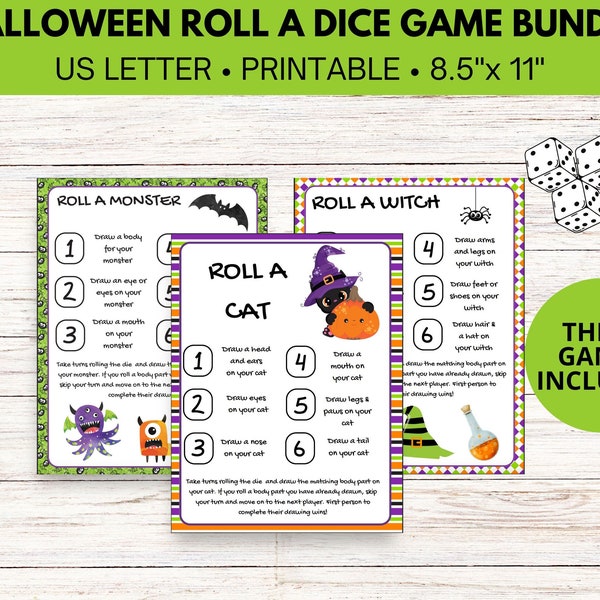 Roll a Cat Dice Game - Etsy