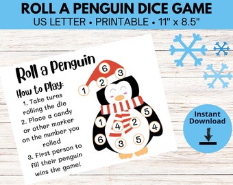 Roll a Penguin - Etsy