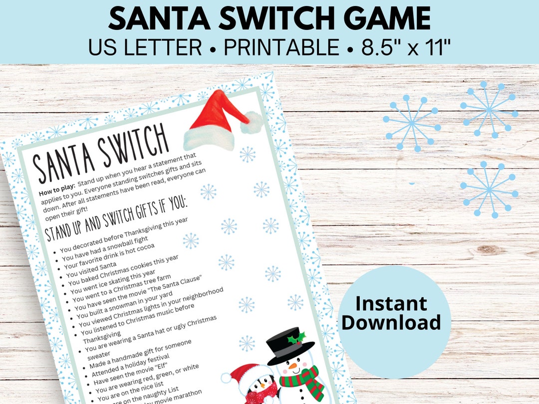 Pass the Gift Game White Elephant Party Office Party Games Secret Santa ...
