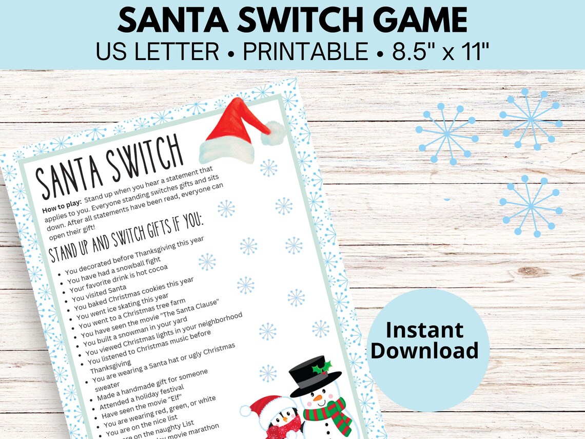 Pass the Gift Game White Elephant Party Office Party Games Secret Santa ...