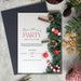 Editable Christmas Party Invitation, Editable Canva Template, Digital ...
