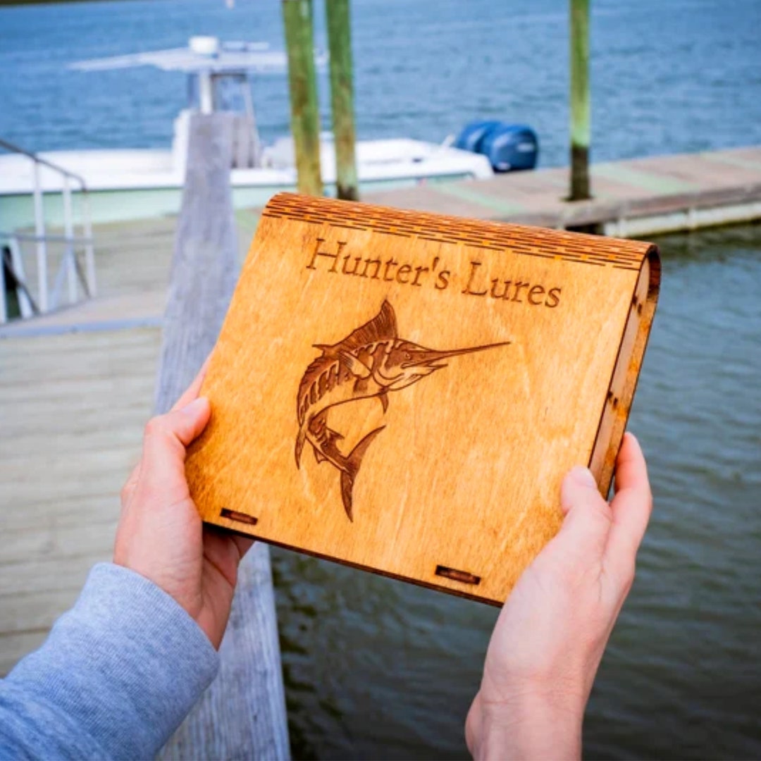 Personalized Mini Tackle Box Custom Jig Box Fishing Gear - Etsy