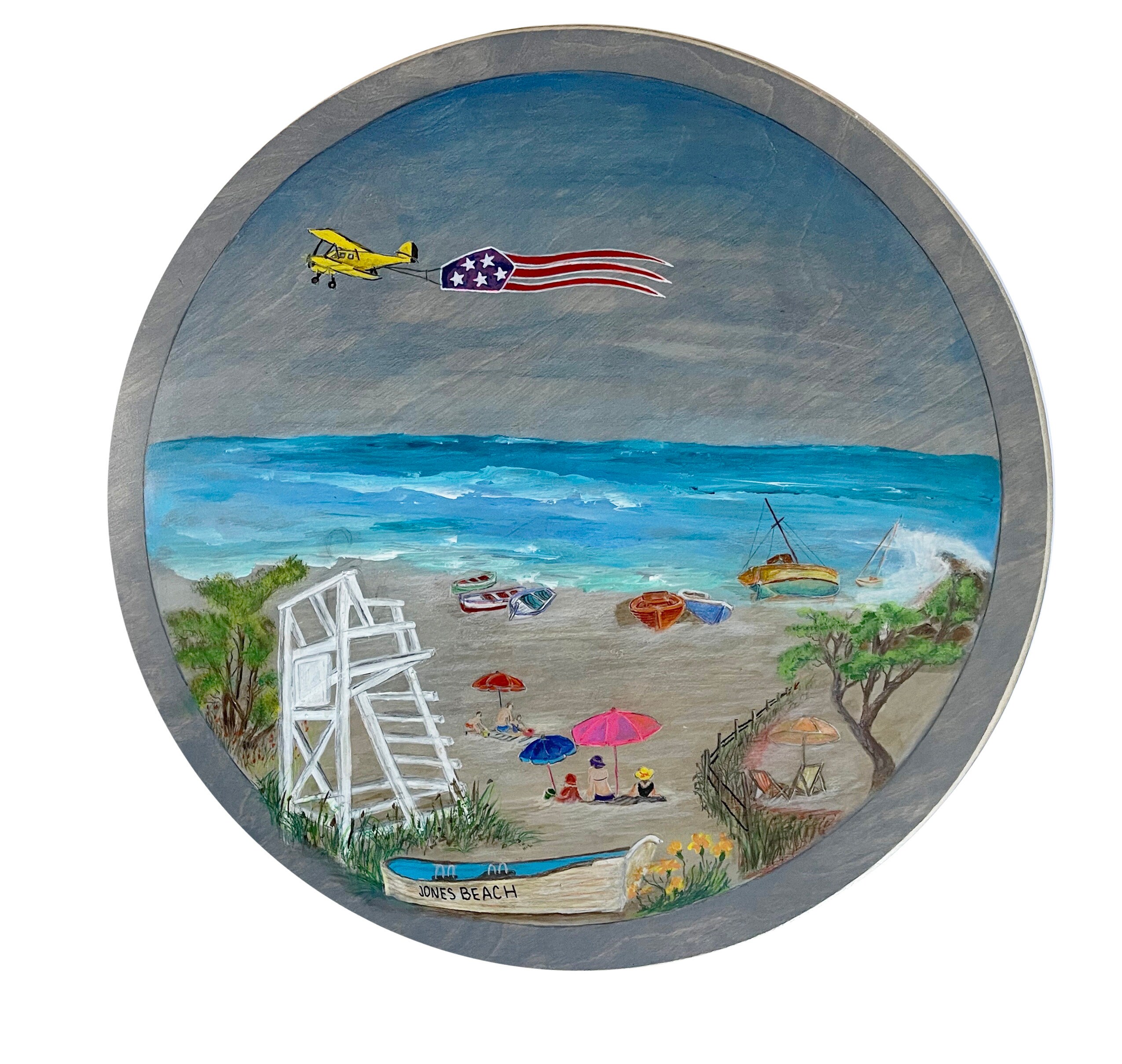 Beach Lazy Susan Original Jones Beach - Etsy