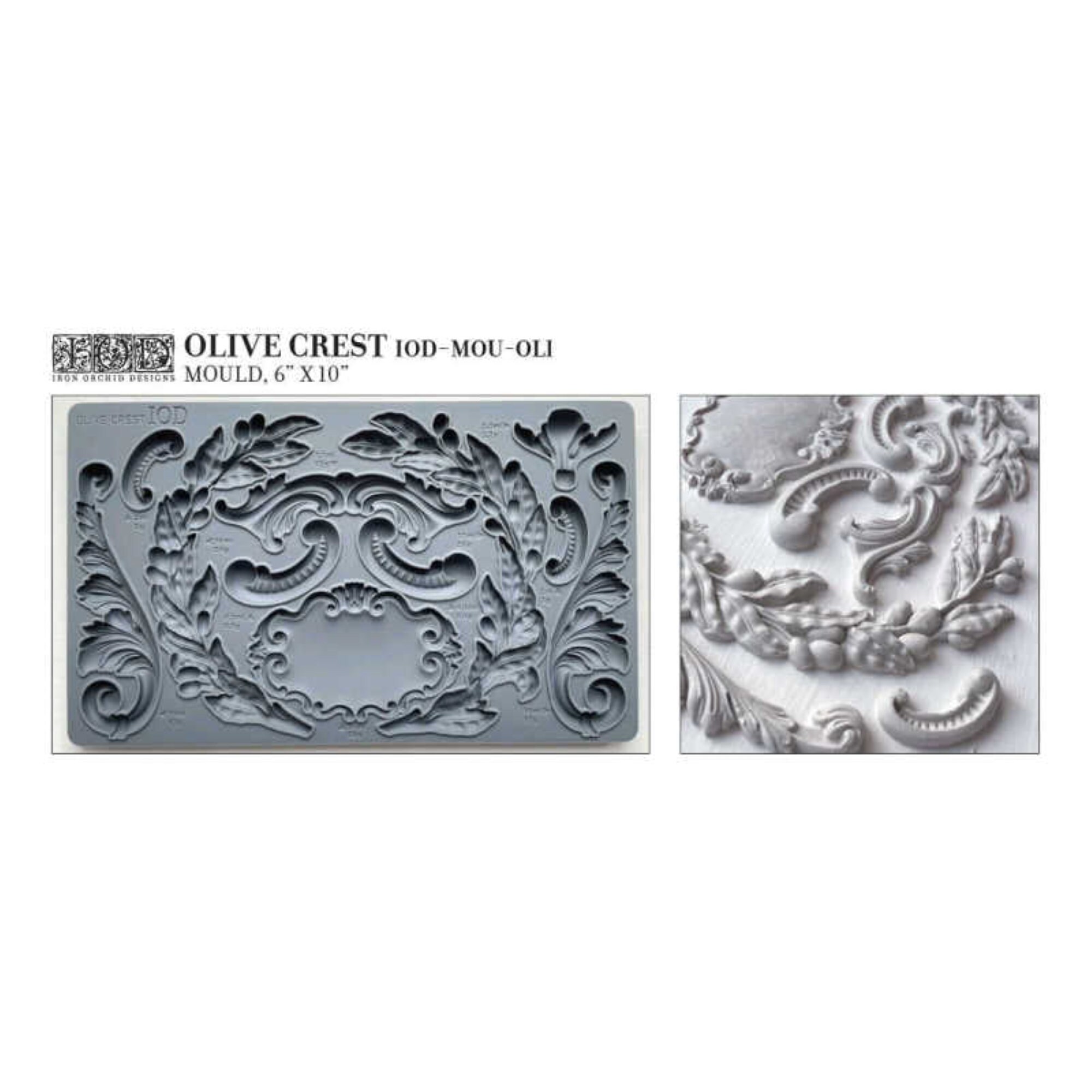 IOD Olive Crest Mould - Etsy