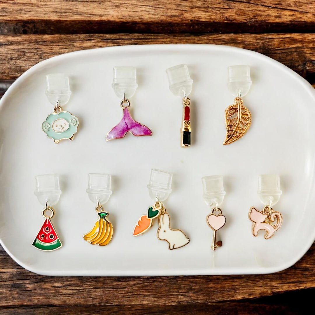 Bunny Carrot Kindle/phone Dust Plug • Kindle Charm • Phone Charm ...