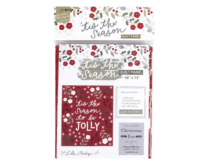CHRISTMAS EVE Tis the Season Quilt Panel by Lella Boutique for Moda ...