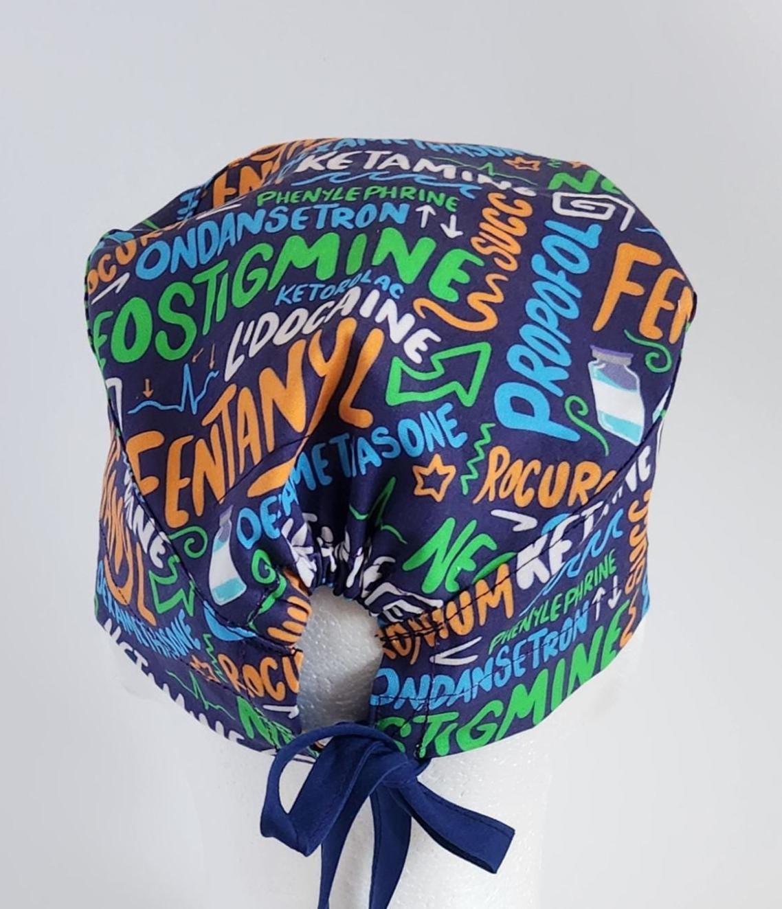 Men's Scrub Cap/ Surgical Cap/ Nurse Cap/ Men's Scrub Cap/ Anesthesia ...