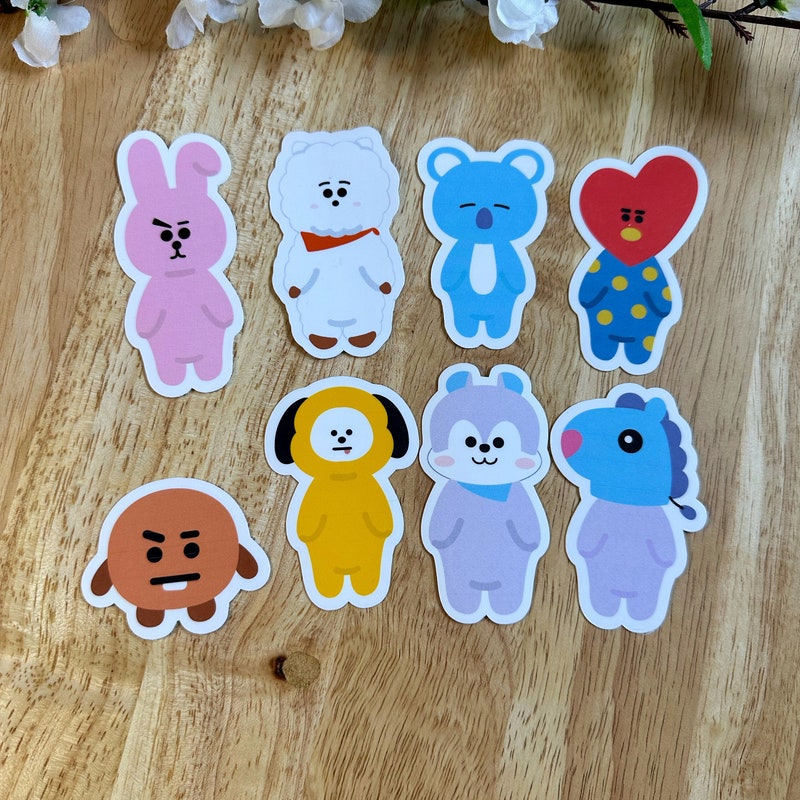 Bt21 Stickers - Etsy