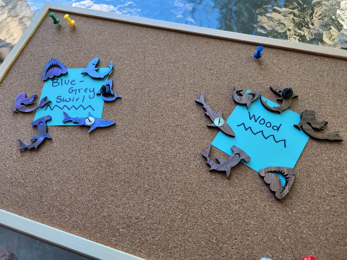 Shark Push Pins - Etsy